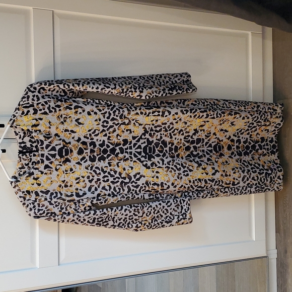Zara | Dresses | Zara Leopard Print Bodycon Dress | Poshmark